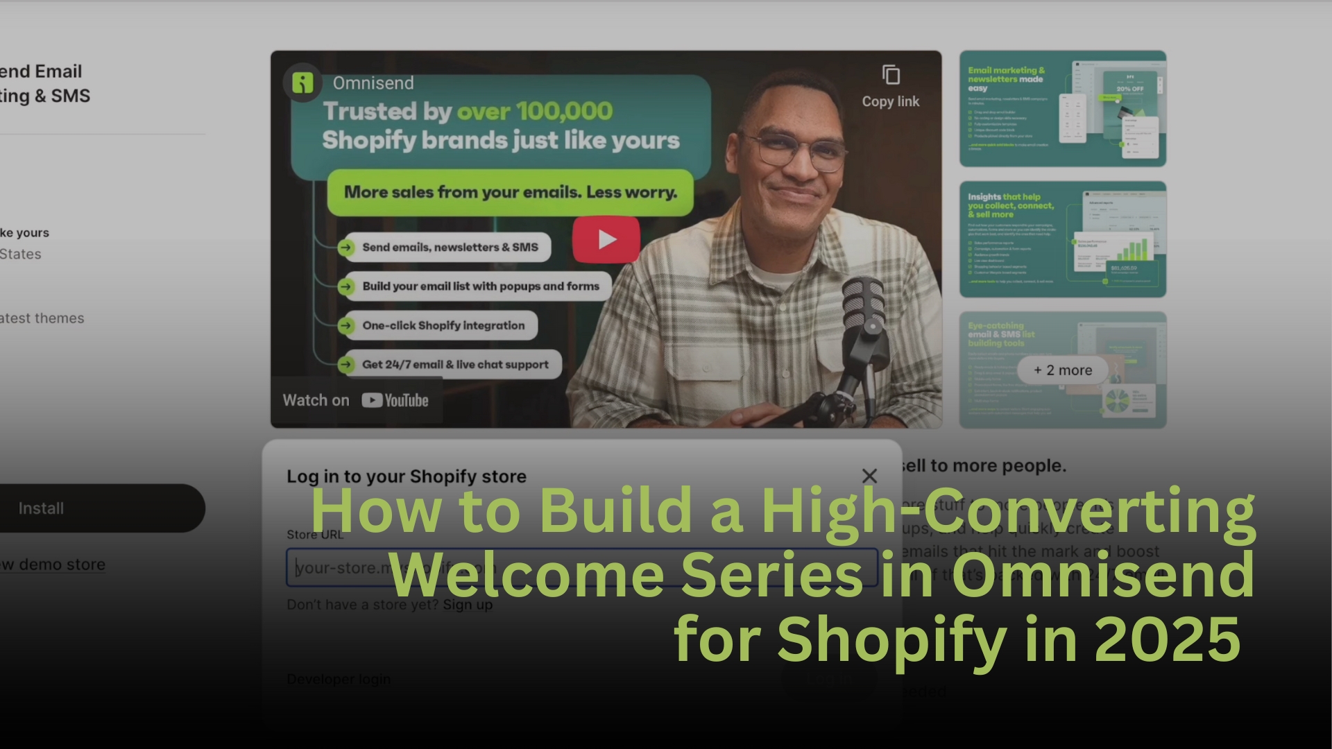 How to Build a High-Converting Welcome Series in Omnisend for Shopify ...